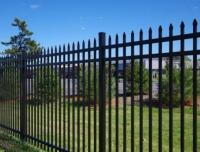 China Outdoor Decorative Panel Polished Aluminum Fence System for Garden Pool Slatted Panels for sale