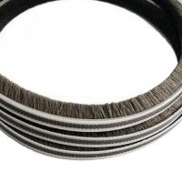 China Home Office Hotel Industry 100% PP Aluminum Window And Door Wool Pile Brush Weather Strip for sale