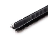 China Black Aluminum Window And Door Weather Strip For 100%PP Dust Proof Doors And Windows for sale