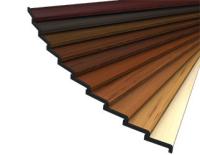 China Shengxin's 6063 t6/t5 Wood Grain Finish Extruded Aluminum Profiles for Building Material for sale