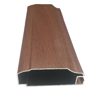 China 6000 Series T3-T8 Shengxin Wood Grain Finish Aluminum Hollow Profile for Decoration for sale