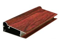 China 6000 Series T3-T8 Shengxin Wood Grain Finish Aluminum Hollow Profile for Decoration for sale