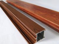 China 6000 Series T3-T8 Shengxin Wood Grain Finish Aluminum Hollow Profile for Decoration for sale