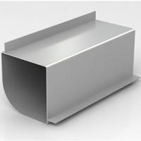 China Shengxin Aluminum 15mm White Aluminum Extrusion Profile with Punching Processing Service for sale