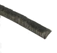 China Brush Weather Stripping Felt Door Brush Strip for Modern Sliding Sash Window in Black for sale