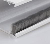 China Brush Weather Stripping Felt Door Brush Strip for Modern Sliding Sash Window in Black for sale