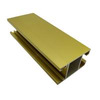 China Professional Decoiling Service Champagne Anodized Aluminum Profile with Natural Finish for sale