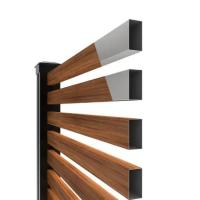 China Customized 6063-T5 Powder Coating Aluminum Alloy Fence Metal Parts Easy To Install for sale