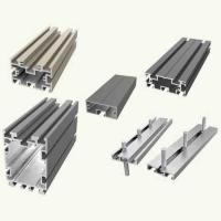 China Champagne Aluminum Extrusion Profiles for Door Window in Zambia Long-Lasting Performance for sale