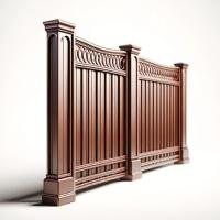 China Garden Fence T5 Temper 6063 Aluminium Tubes with Customized Tolerance and Powder Coatin for sale
