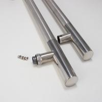 China Customized Thickness Aluminium Profile Glass Door Handle Modern Design 0.30mm Thickness for sale