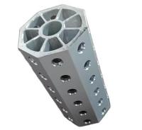 China Alloy Octagonal Aluminium Tube for Industrial Modular Gripper System 5.8-6.0M Length for sale