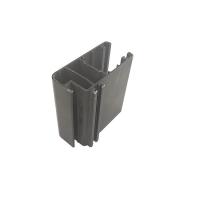 China 0.8mm-3.0mm Thickness Anodized Aluminium Profiles for Sliding Curtain Rail Shengxin for sale