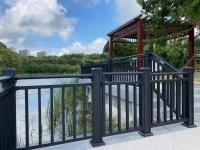 China 6061/6060/6063/6082 Alloy Handrail Powder Coating Finish for Decorative Balustrades for sale
