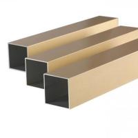 China Customized Color Titanium Gold Aluminium Wardrobe Extrusion Profiles GB5237-2017 Standard for sale