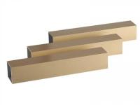 China Customized Color Titanium Gold Aluminium Wardrobe Extrusion Profiles GB5237-2017 Standard for sale
