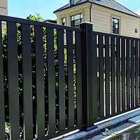 China Garden Pool Decorative Panel Aluminium Fence Profile with Customized Color and Bending for sale