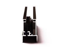 China Bronze Anodized Aluminium Extrusion Window Frame with 6063 Aluminum Alloy Structure for sale