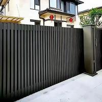 China Cutting Service Anodized Modern Aluminum Gate for Sophisticated Metal Fence Design for sale