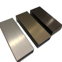 China Extruded Aluminum Anodized Profile in Bronze Finish for Sturdy Door and Window Frames for sale