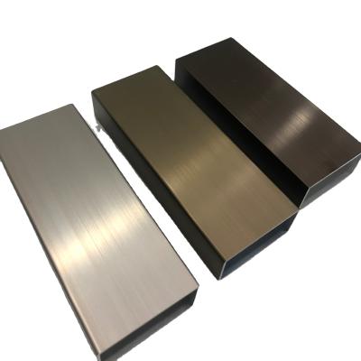 China Extruded Aluminum Anodized Profile in Bronze Finish for Sturdy Door and Window Frames for sale