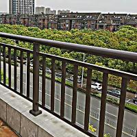 China Decorative Panel Custom Fencing Gate with 5.8-6.0M Length T5 Black Aluminum Railing for sale
