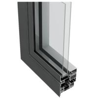 China Double Glazed Frame 6063 T5 Aluminum Profile for Casement Window within 5.8-6.0M Length for sale