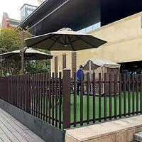 China Grade 6063 Bending Balcony Handrail Outdoor Balusters Aluminium Components For Fence for sale