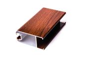 China 6063/6061 Aluminum Extrusion Profiles for Oversea Market Wooden Grain and Custom Design for sale