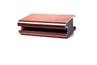 China 6063/6061 Aluminum Extrusion Profiles for Oversea Market Wooden Grain and Custom Design for sale