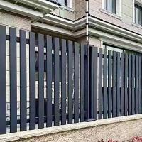 China Outdoor Decorative Panel Fence and Gate Custom Aluminum Fencing System 5.8-6.0M Length for sale