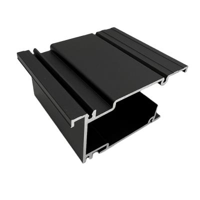 China ISO Certified Black Anodized 6063 Aluminum Window Profile for Superior Window Design for sale