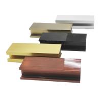 China ISO Certified Black Anodized 6063 Aluminum Window Profile for Superior Window Design for sale
