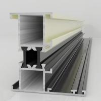 China Customized Colors Sliding Windows Aluminium Profiles for Screen Netting Material Nylon for sale