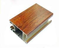 China SHENGXIN 6063 T5 Wood Color Custom Aluminium Profiles for Door Window Grade 6000 Series for sale