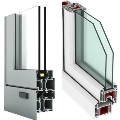 China Building Construction Doors Shengxin 6063 T5 Anodized Powder Coated Aluminum Profiles for sale