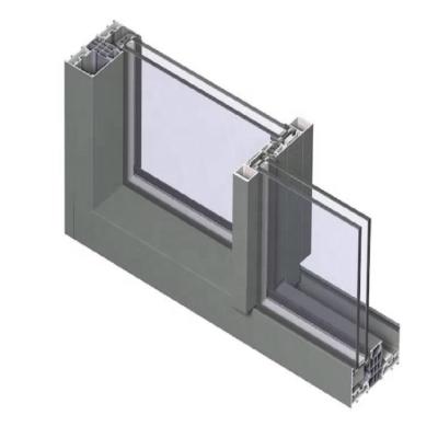 China Aluminum Sliding Window Profiles with T3-T6 Aging Treatment and Folding Open Style for sale