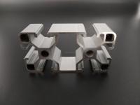 China T Slot Extruded Aluminum Profile Linear Guide Rail with Customized Color Square Shape for sale