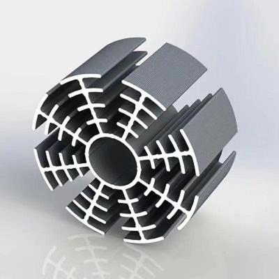 China T5 T6 Temper Heatsink Aluminum Extrusion for CNC Milling Industrial Aluminum Profile for sale