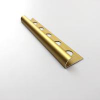 China Aluminium Profile Tile Trim Edge for Ceramic Tiles Grade 6000 Series Length 5.8-6.0M for sale