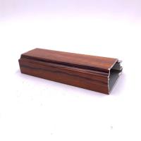 China Top Ten Selling Wooden Grain Aluminium Profile in 6063 Aluminum Alloy Is Alloy 500 Kg for sale