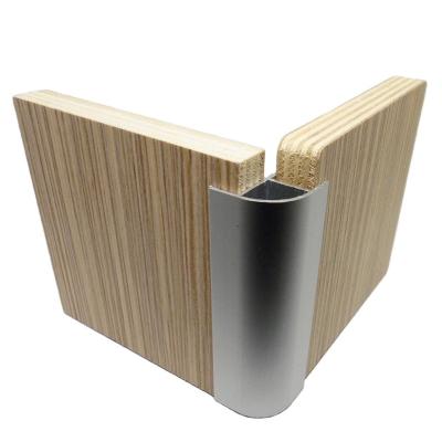 China 6063 Aluminum Alloy V Slot Aluminium Corner Profile for Durable and Strong Structure for sale