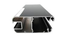 China Anhui Shengxin Custom Length Aluminum Profile for Matt Gloss Black Doors and Windows for sale