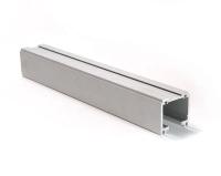 China Door Window Aluminium Curtain Rail Track with Anodized Finish in 5.8-6.0M Length for sale