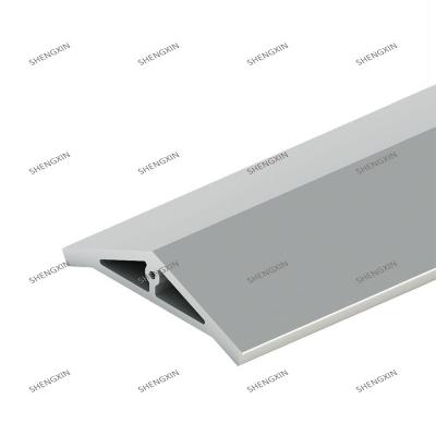 China Shengxin Wood Grain Transfer LED Aluminum Extrusion Frame Profile for 45 Degree Corner for sale