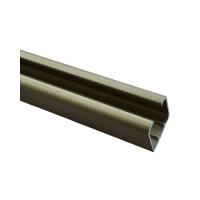 China Shengxin Wood Grain Transfer LED Aluminum Extrusion Frame Profile for 45 Degree Corner for sale