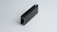 China Decorative Aluminum Profile for Curtain Glass Wall Anodized Sliding Window and Door Top for sale