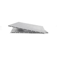 China Decoiling Silver Aluminum Extruded Flat Panels for Extra Large Construction for sale