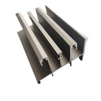 China T3-T6 Aging Treatment Aluminum Profiles for Glass Sliding Door and Window Frames for sale