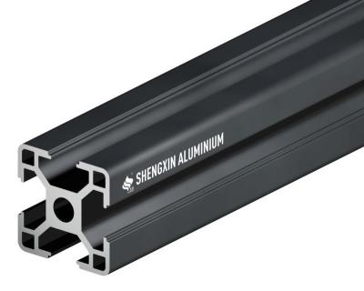 China Decorations Black Anodized T Slot Aluminum Extrusion Profile 2020 4040 4545 4080 8080 for sale